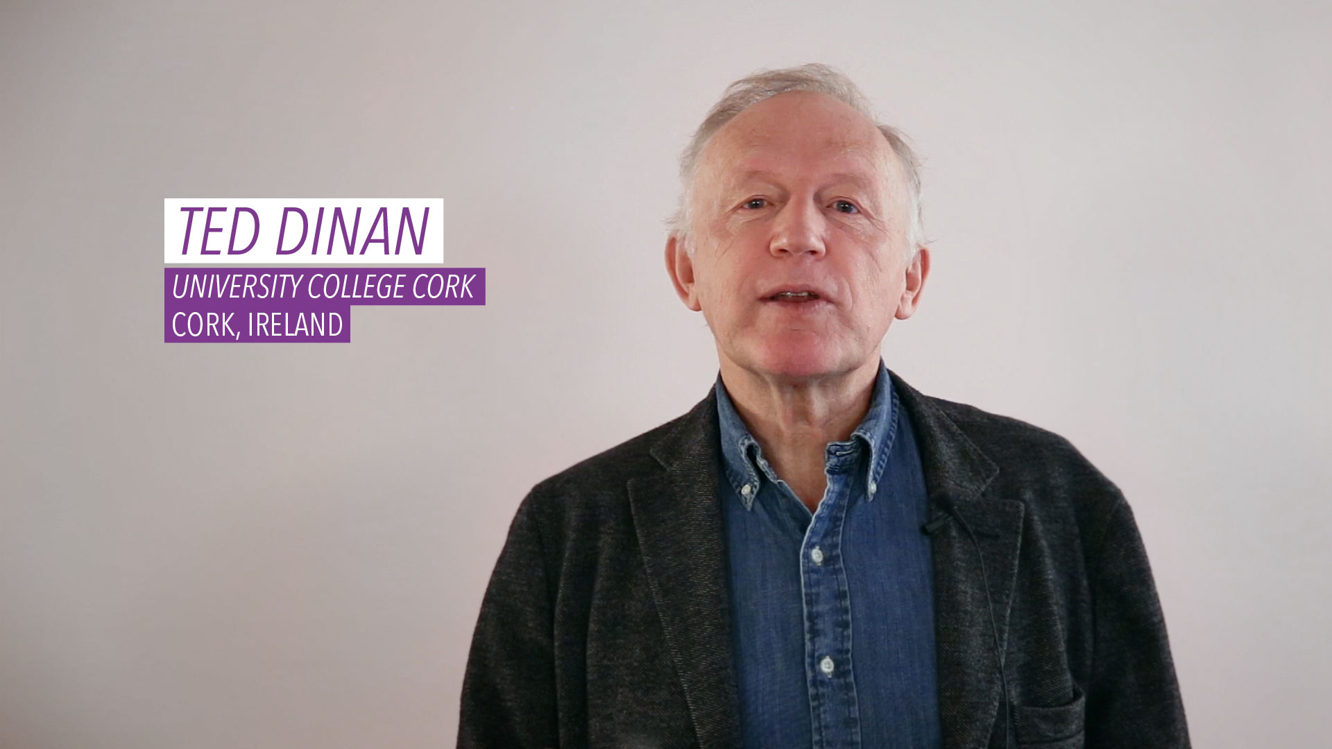 Ted Dinan «How we discovered the link between depression and gut microbes»